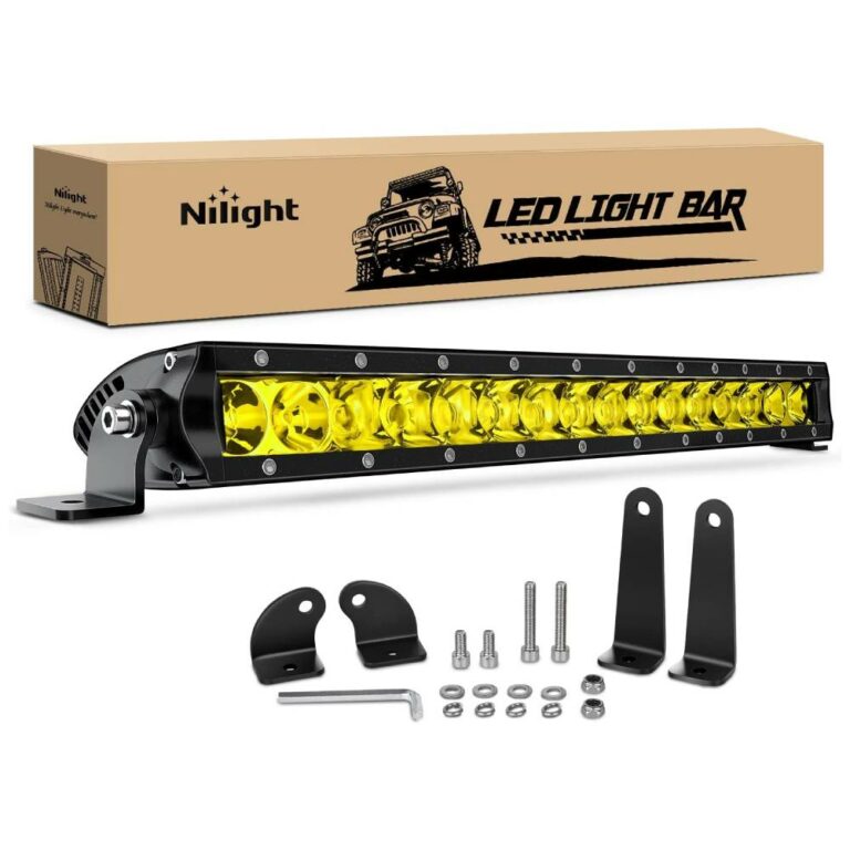 Led bar 17" spot flood combo gult - Rafdan